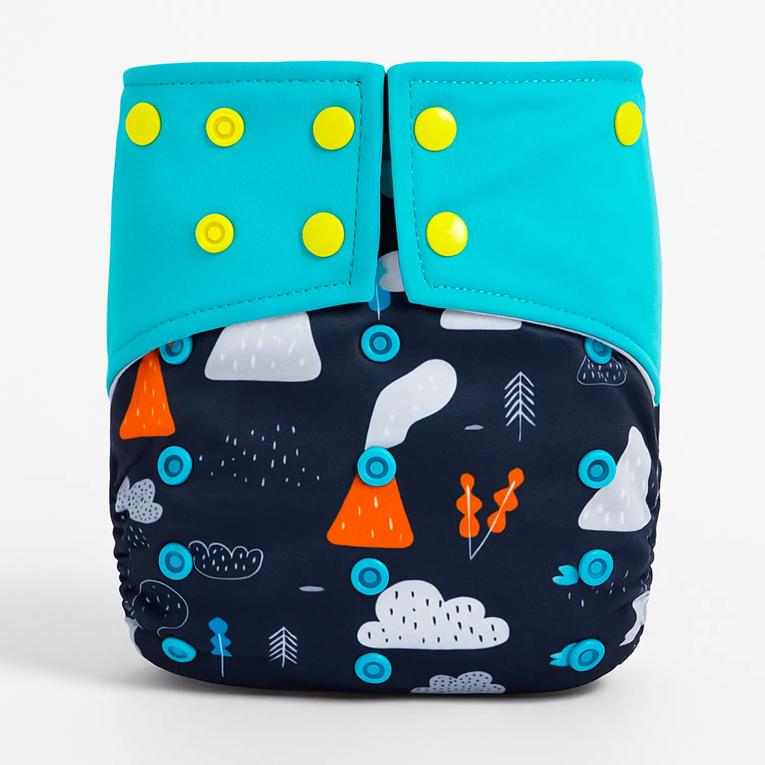 Pañal de Tela Happy Flute Nubes | Barrera Simple – Pequelandia – Mi tienda