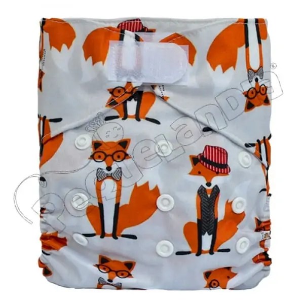 Pañal Ecológico Velcro Zorrito con Frac | Unitalla – Pequelandia – Mi ...